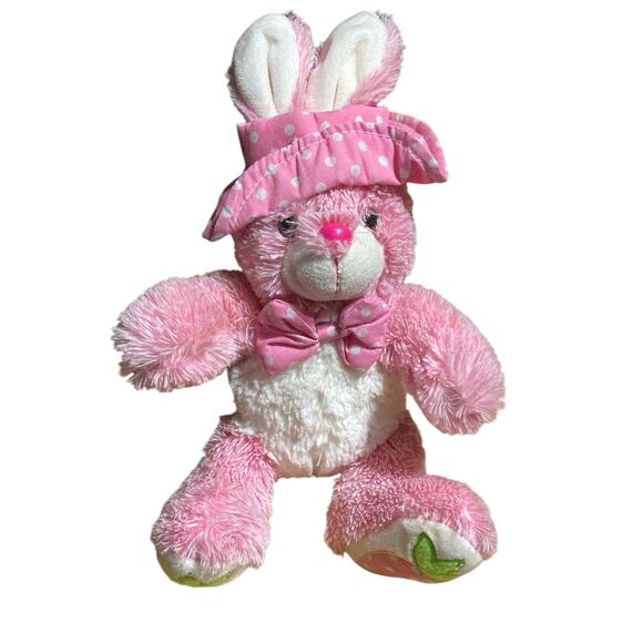KFC Guam | Toys | Easter Bunny Rabbit Plush White Pink Stuffed Animal ...
